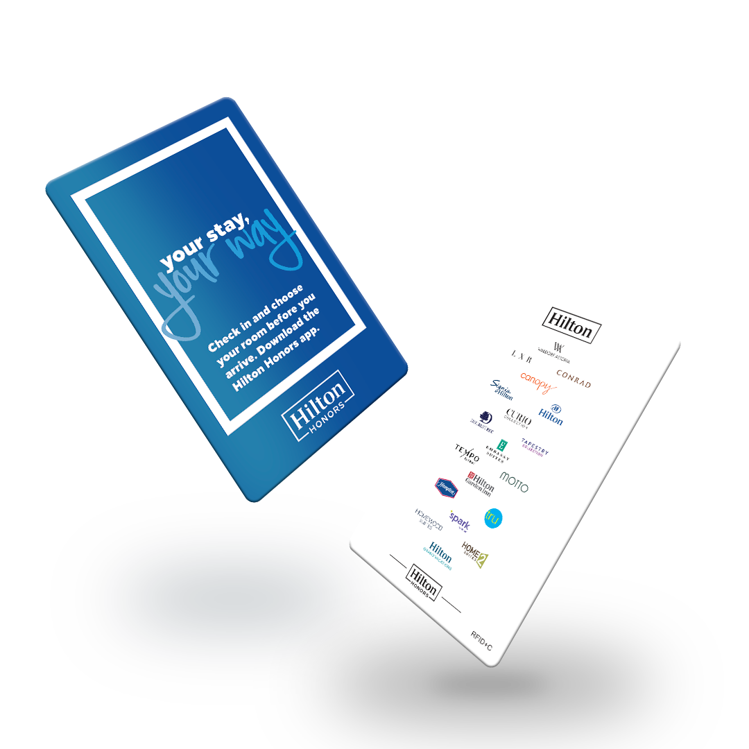 Hilton Hotels & Resorts Approved Key Cards - RFID Hotel